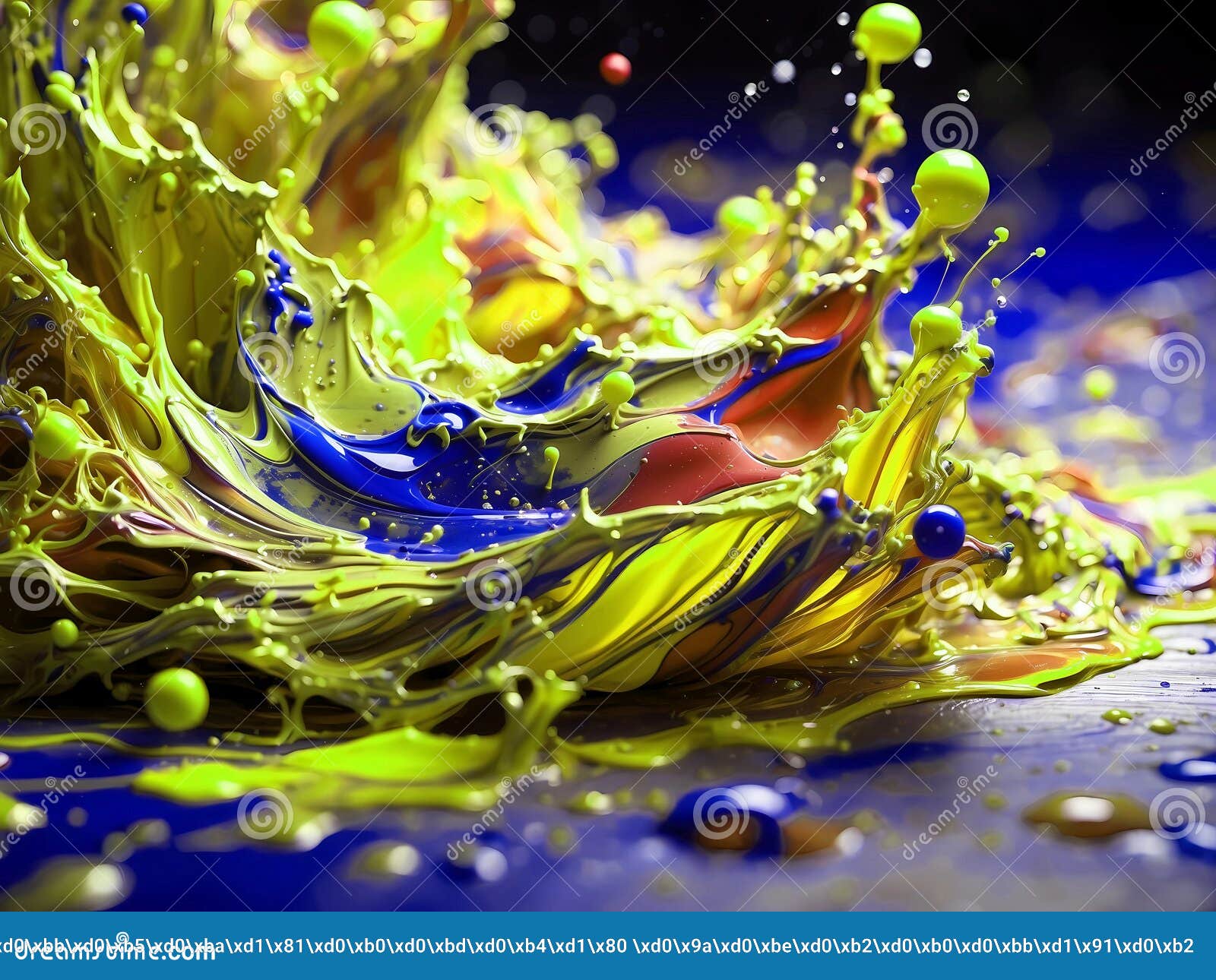 Beautiful Abstract Colorful Paint Explosion in Motion Stock Image ...