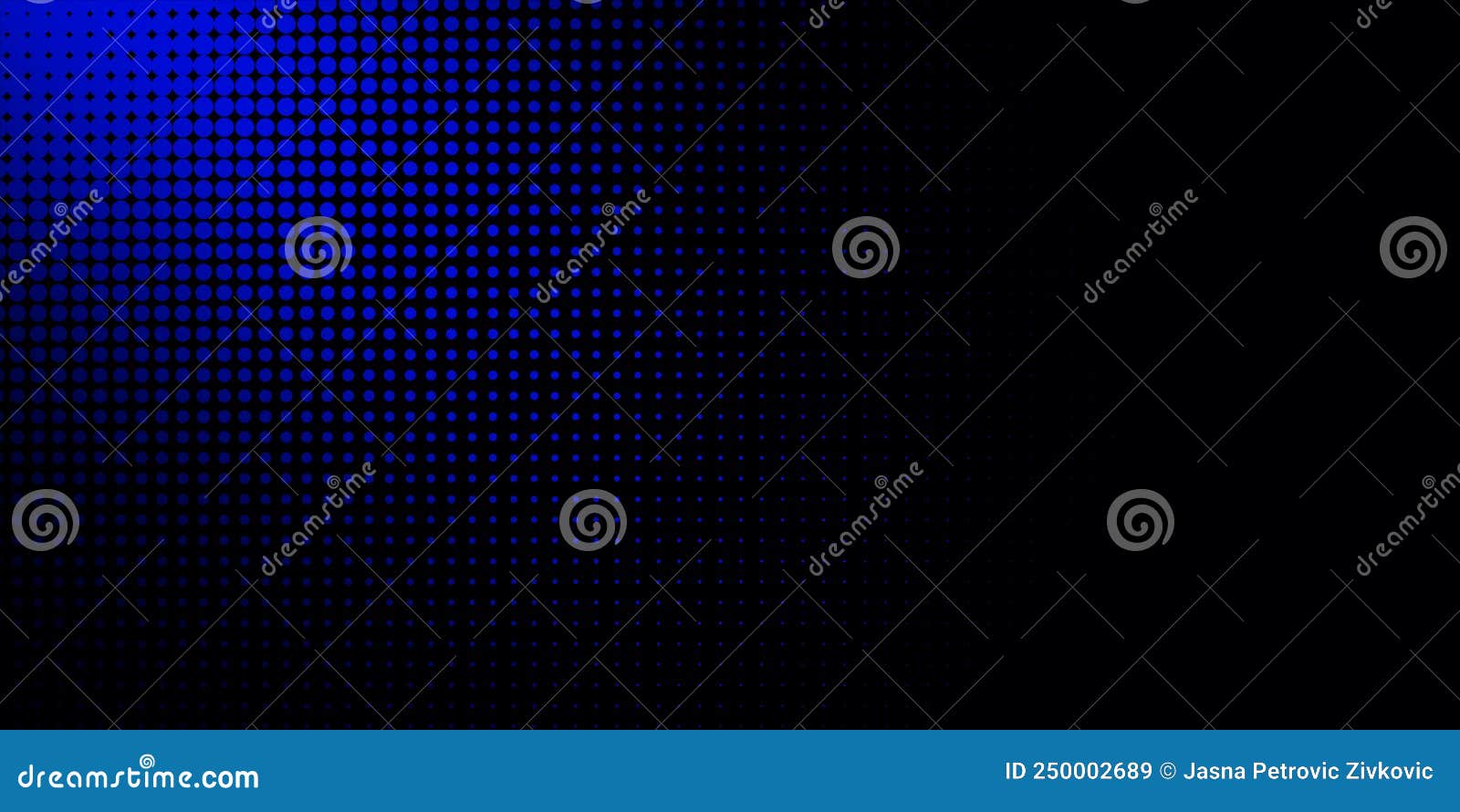 Abstract Dark Digital Blue Dots Background Stock Illustration ...