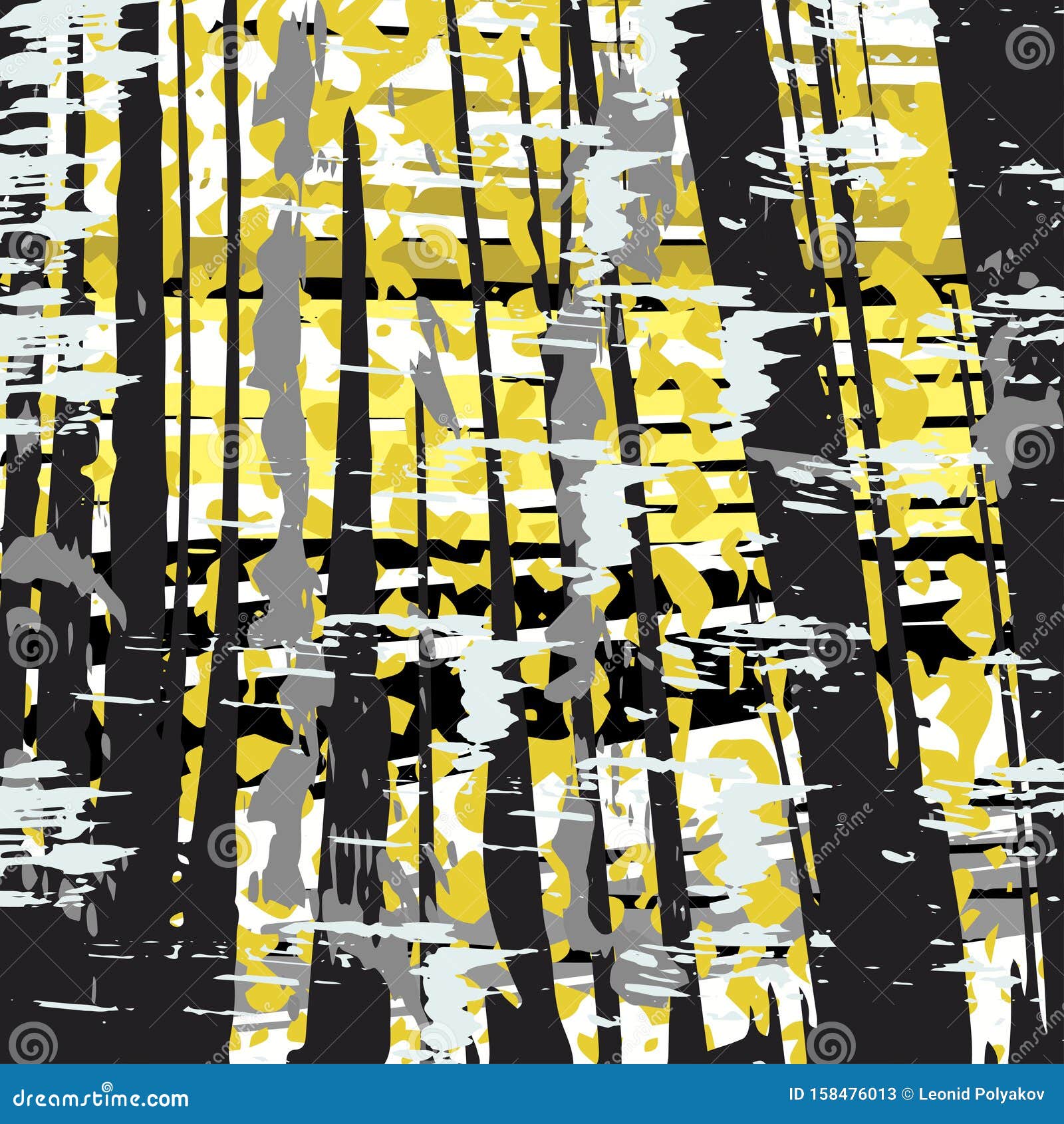 Beautiful Abstract Dark Lines Graffiti Pattern Illustration Stock ...