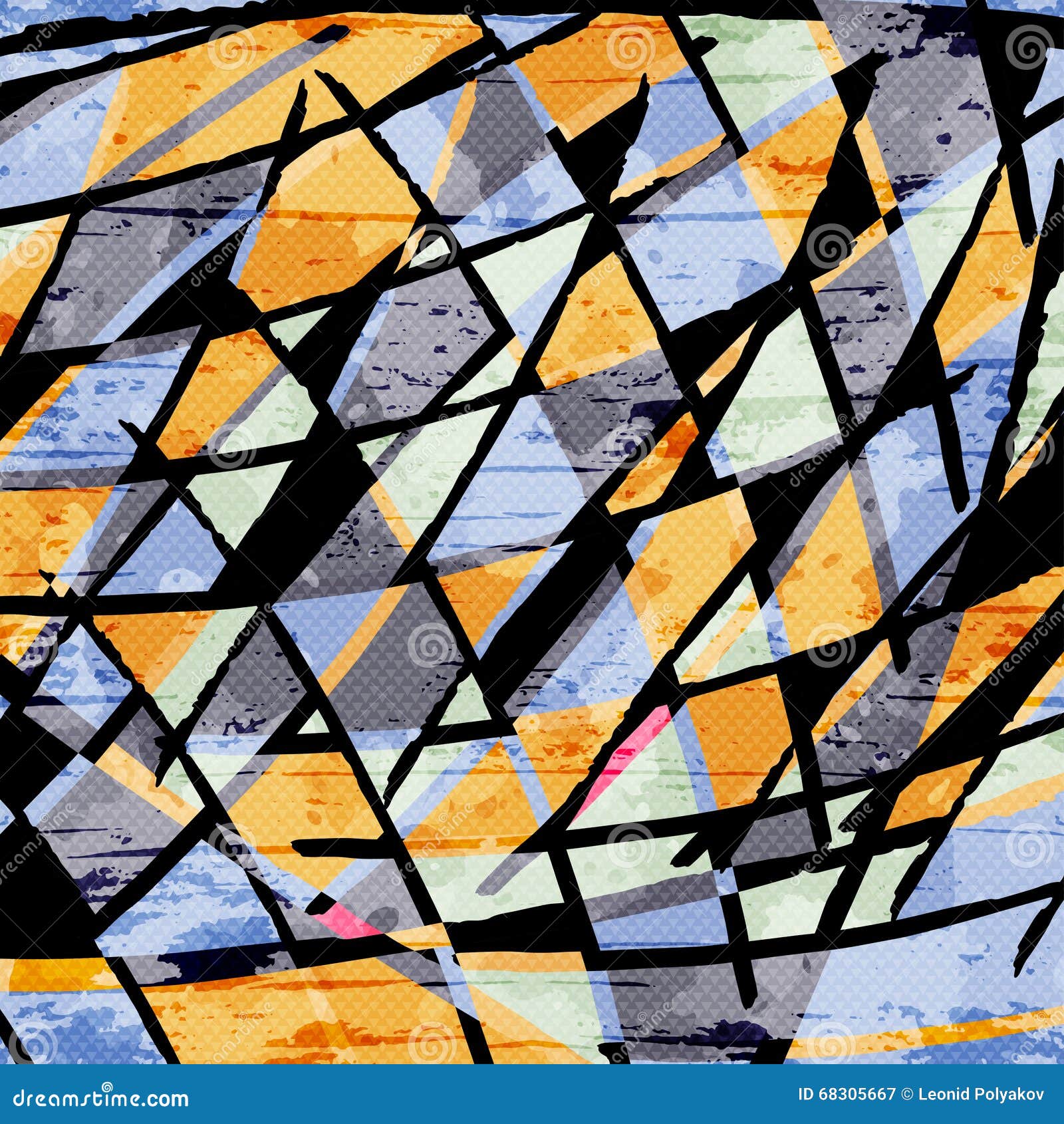 Beautiful Abstract Dark Lines Graffiti Pattern Vector Illustration ...