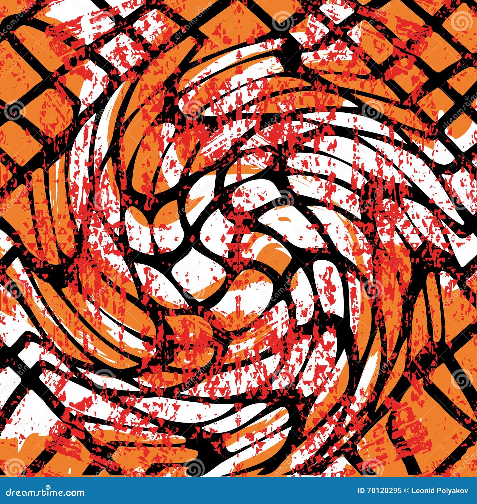 Beautiful Abstract Dark Lines Graffiti Pattern Vector Illustration ...