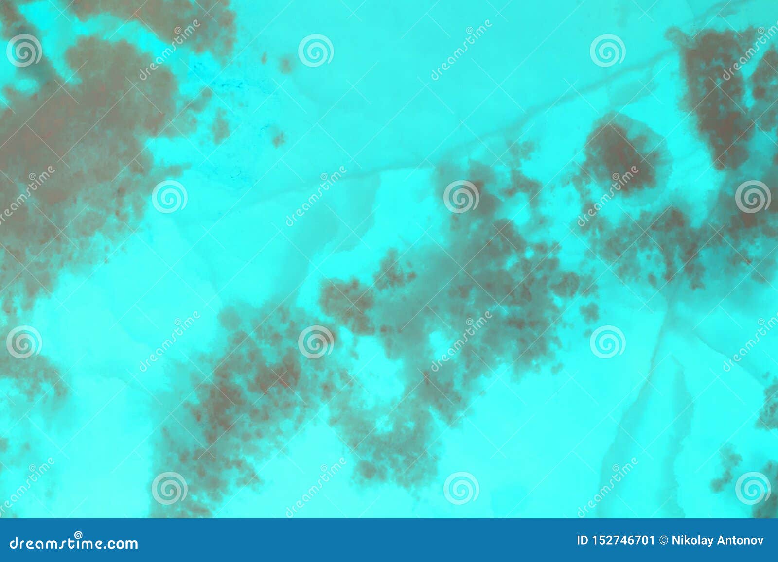 Beautiful Abstract Decorative Glowing Light Blue Cyan Stone Wall Design ...