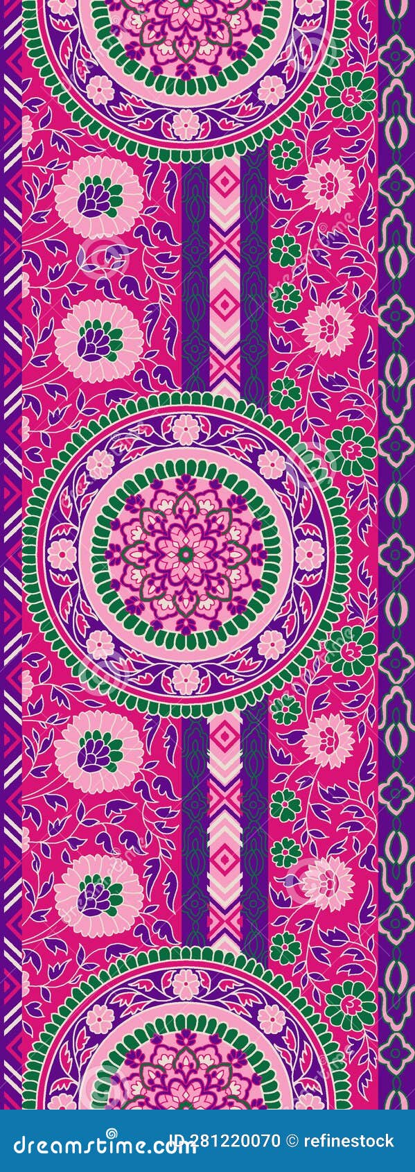 A Beautiful Abstract Design for Apparel Print Stock Illustration ...