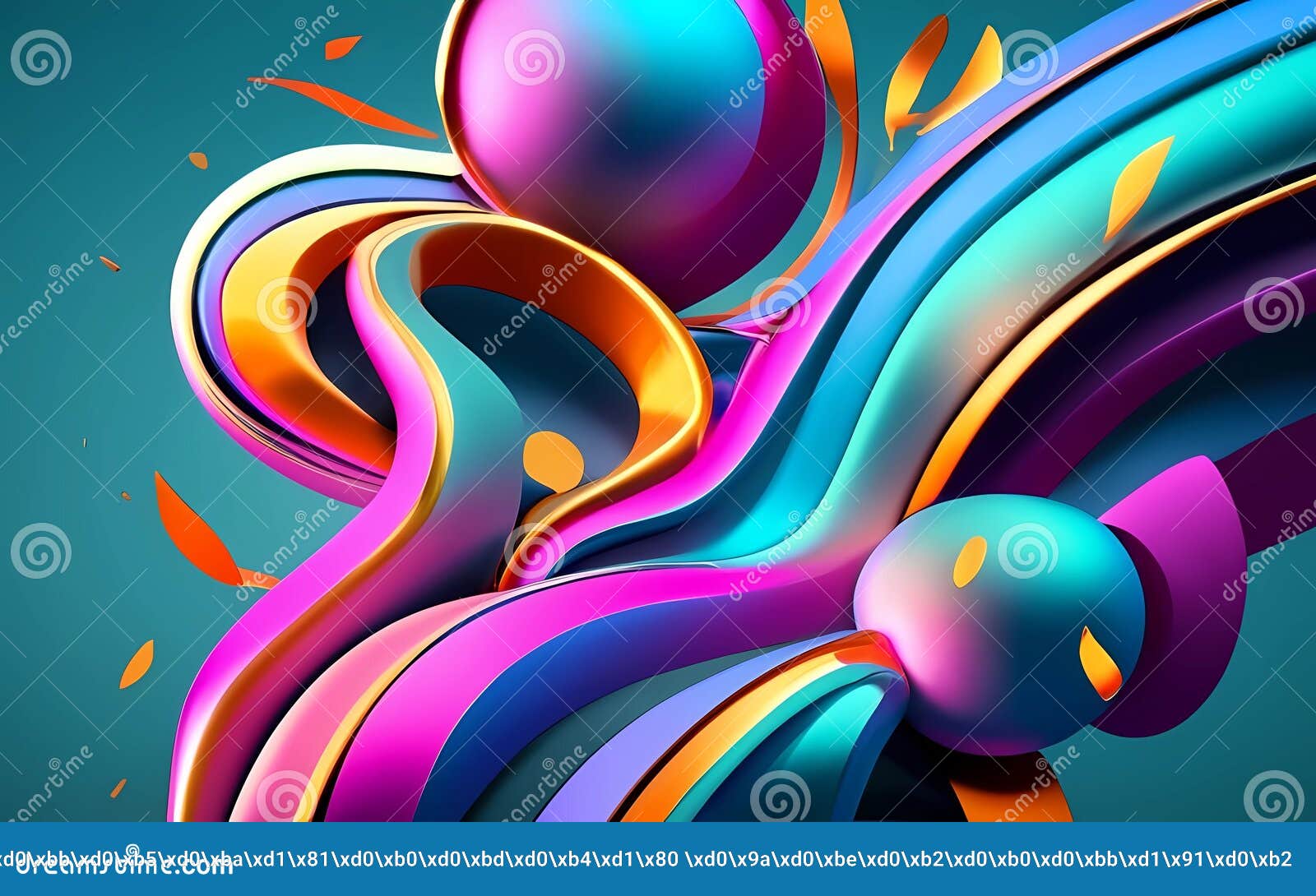 Beautiful Abstract Geometric 3d Shapes for Art Design Stock ...