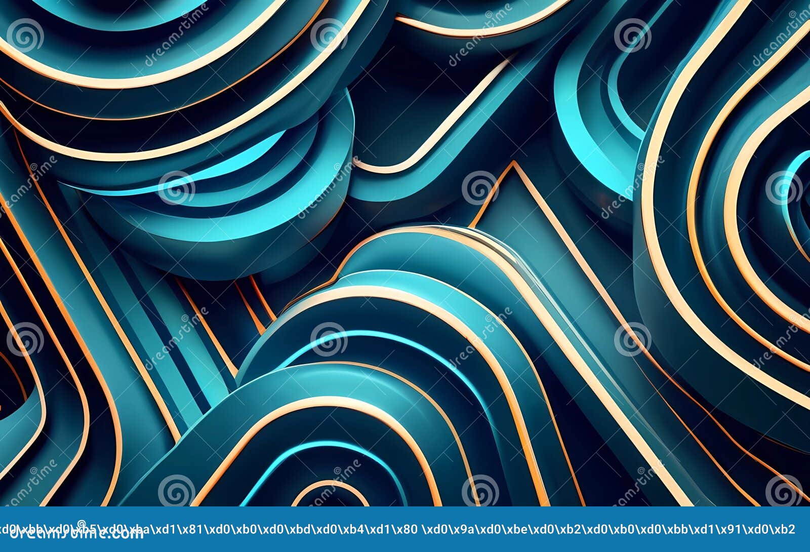 Beautiful Abstract Geometric 3d Shapes for Art Design Stock ...