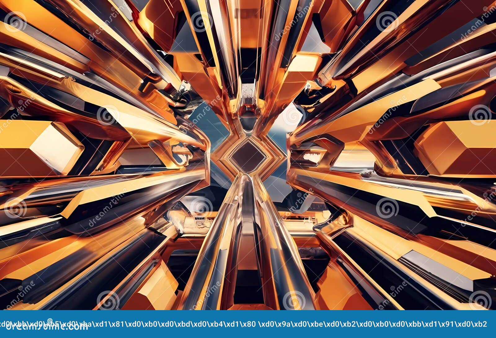 Beautiful Abstract Geometric 3d Shapes for Art Design Stock ...