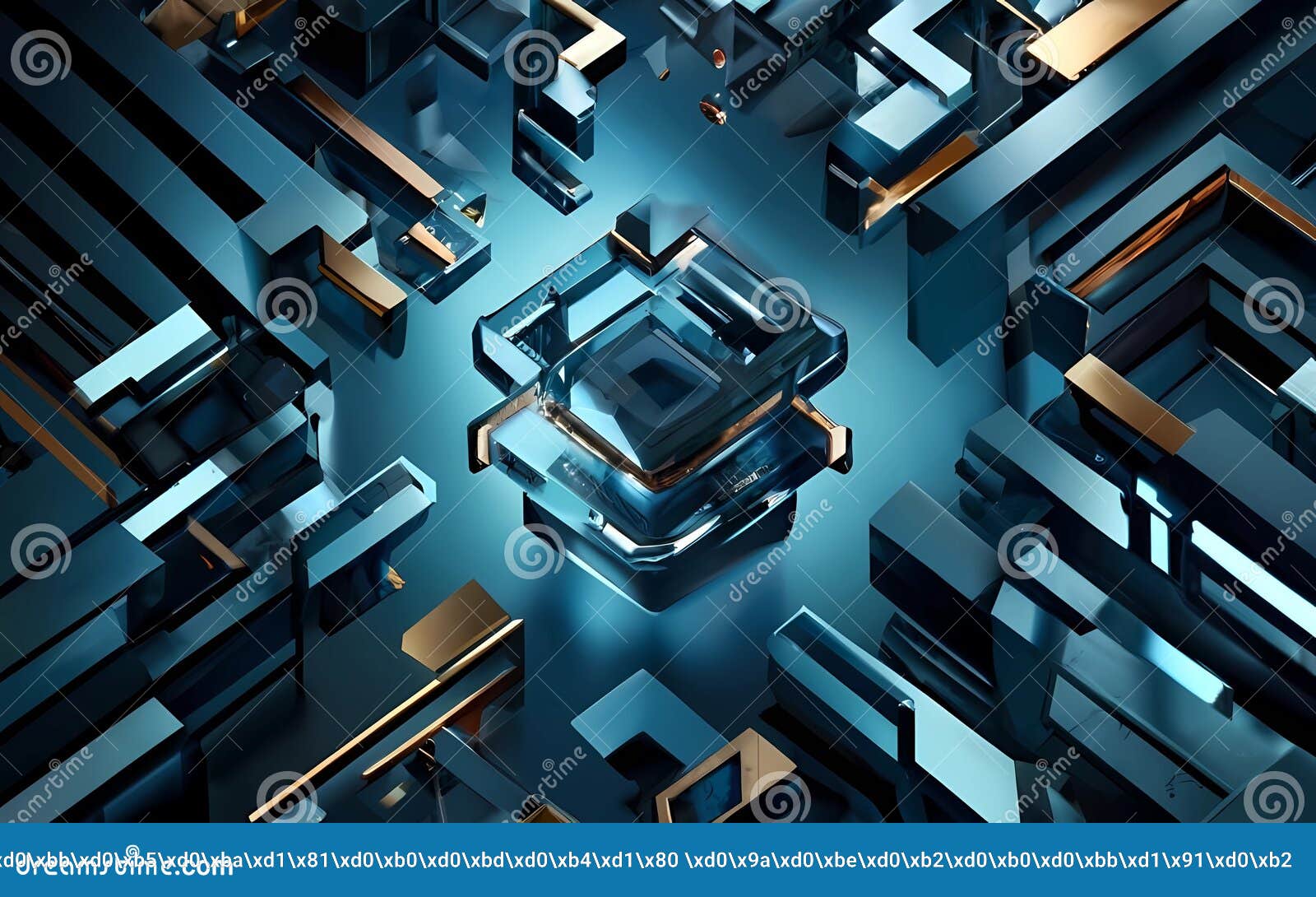 Beautiful Abstract Geometric 3d Shapes for Art Design Stock ...