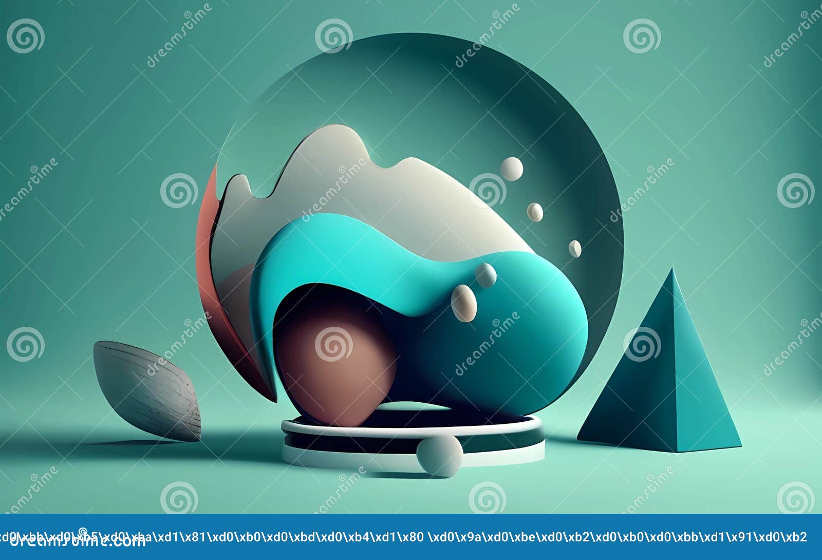 Beautiful Abstract Geometric 3d Shapes for Art Design Stock ...