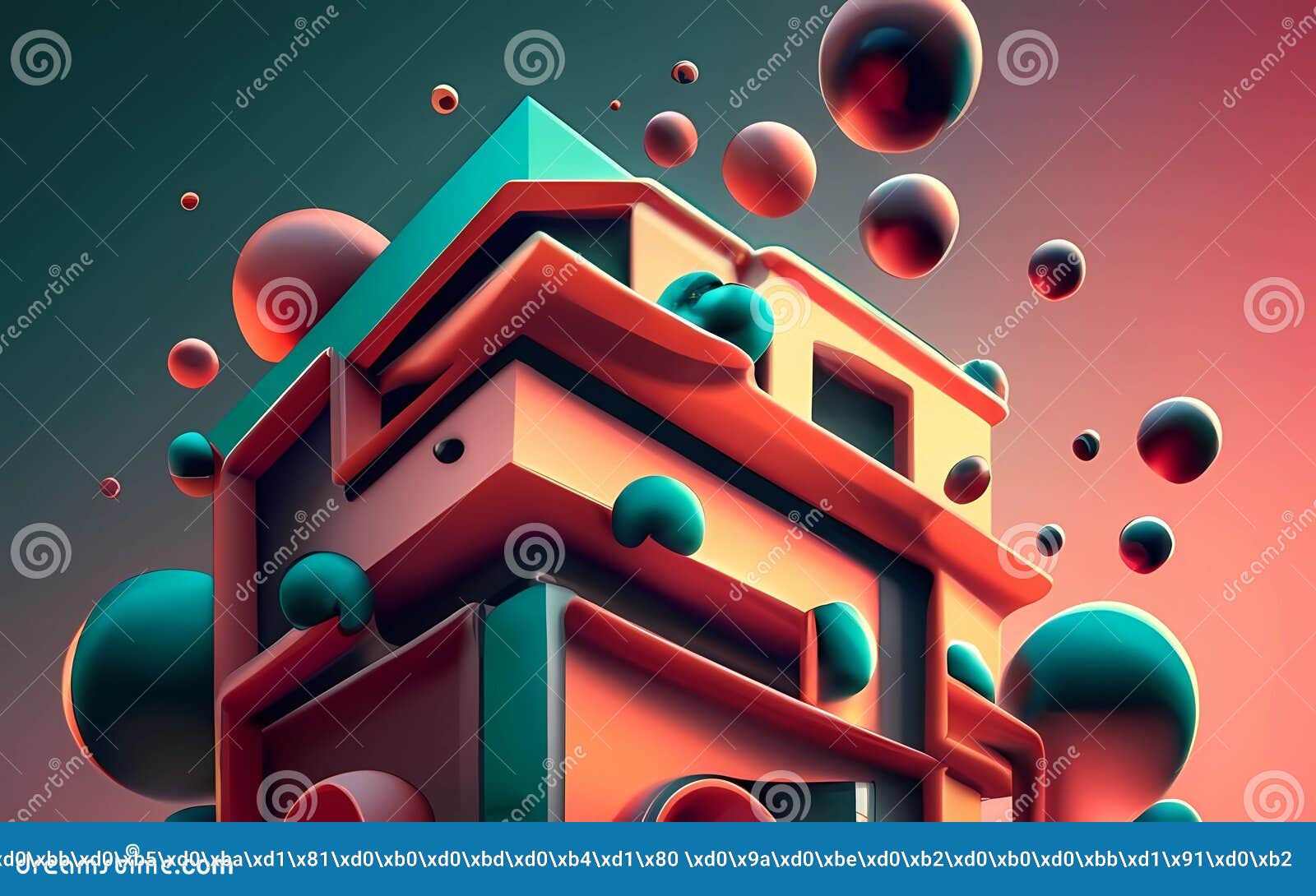 Beautiful Abstract Geometric 3d Shapes for Art Design Stock ...