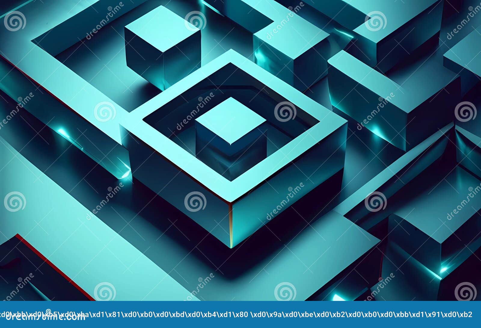Beautiful Abstract Geometric 3d Shapes for Art Design Stock ...