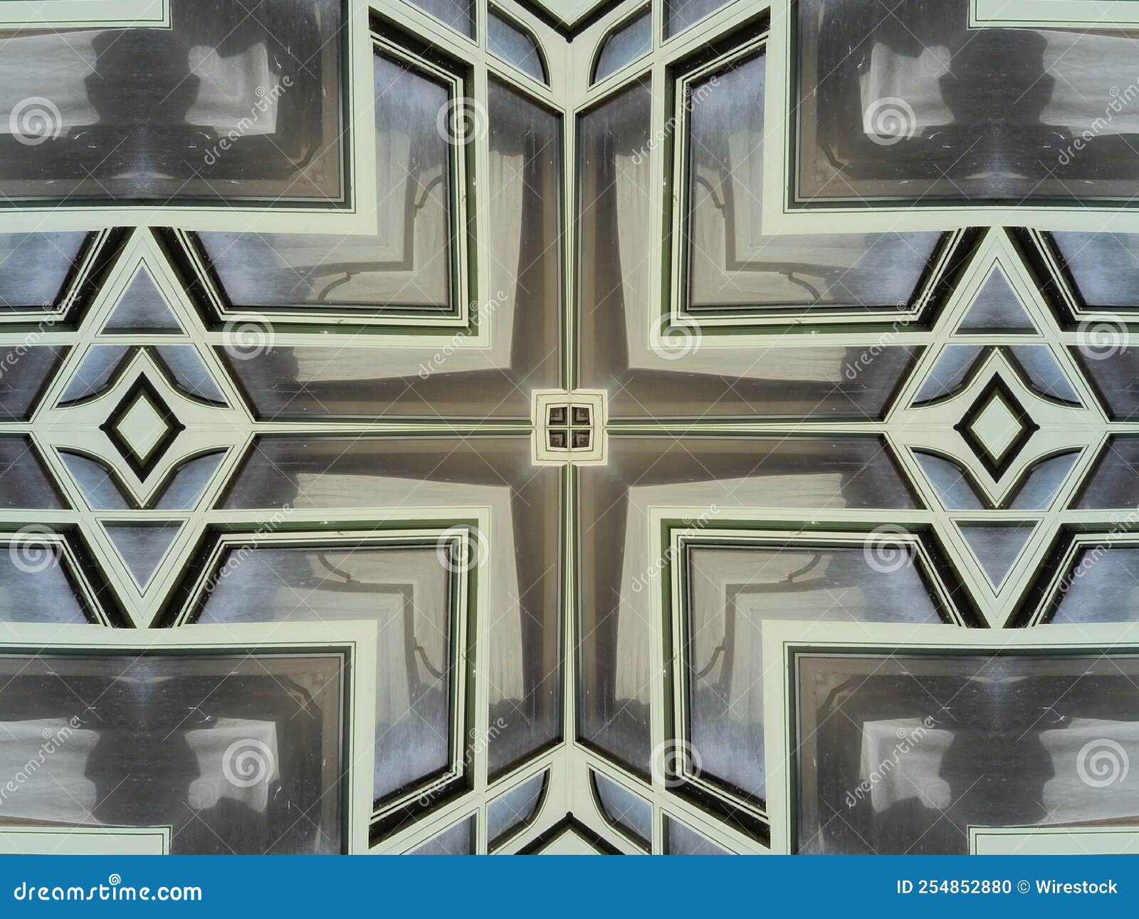 Beautiful Abstract Geometric Repeat Pattern of Architectural and ...