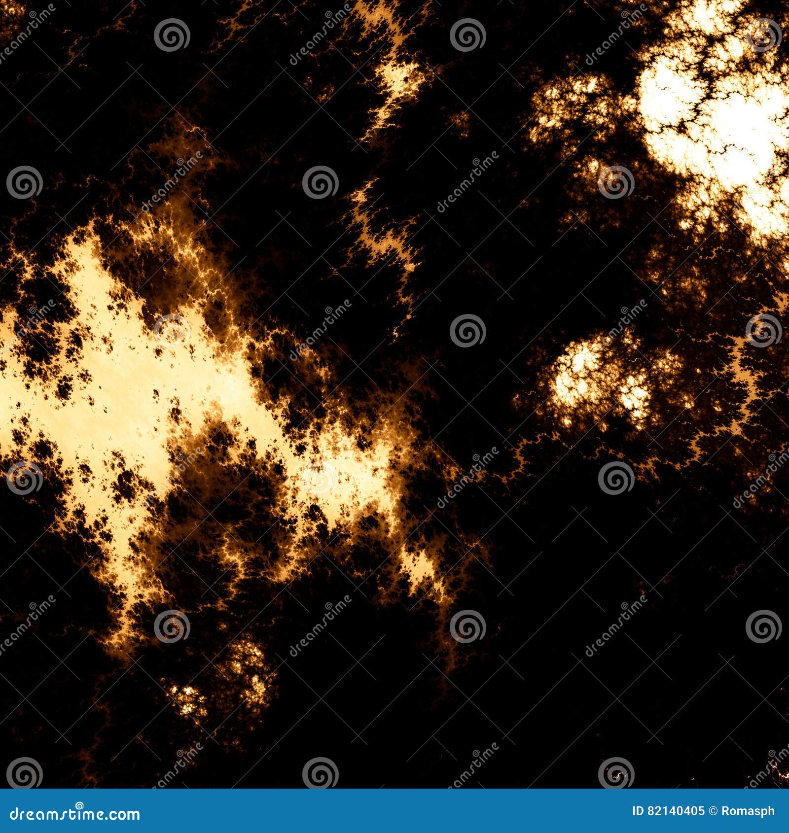 Beautiful Abstract Image. Computer Generated Pattern Stock Illustration ...