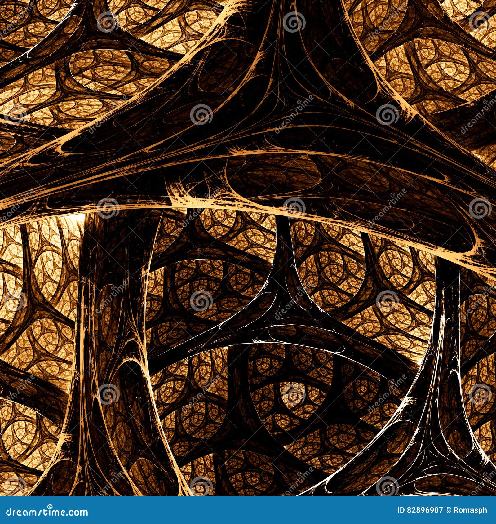 Beautiful Abstract Image. Computer Generated Pattern Stock Image ...