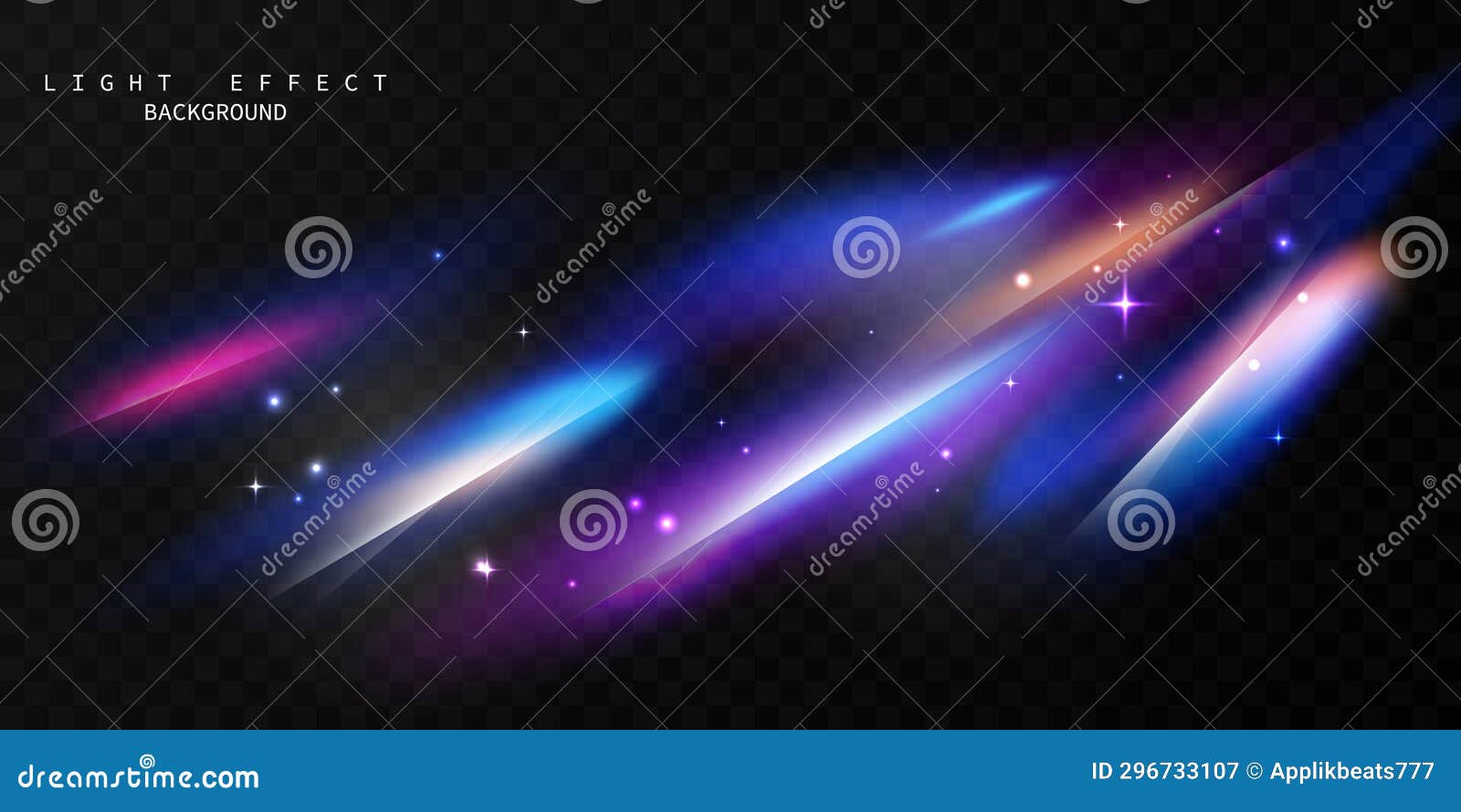 Beautiful Abstract Light Effect Design Vector Illustration Stock ...
