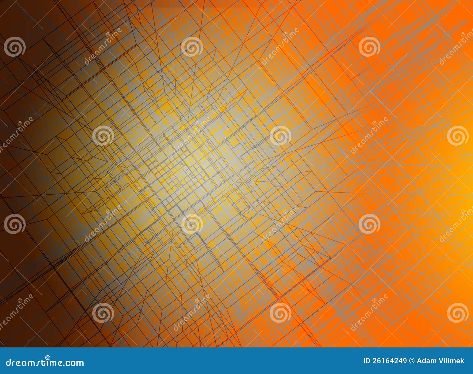 Beautiful Abstract Linear Wire Frame Background Stock Illustration ...