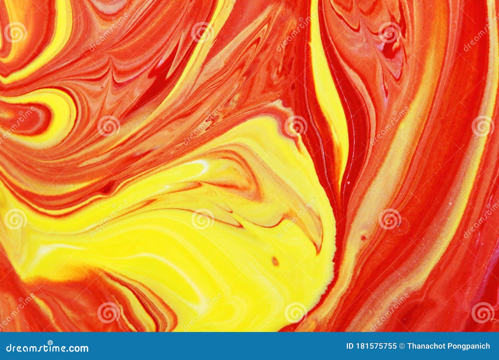 Abstract Mix Red and Yellow in Close Up for Abstract and Texture ...