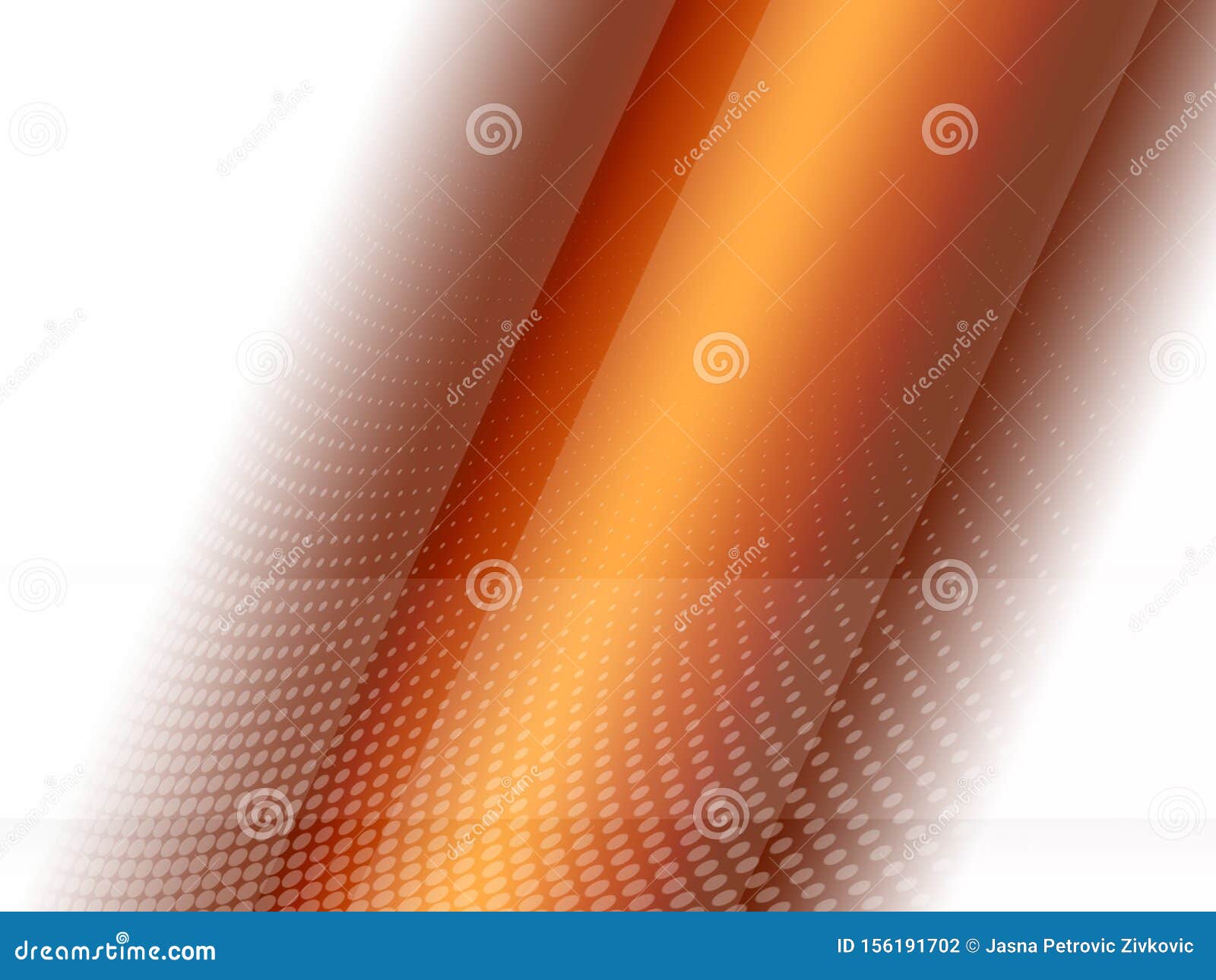 Abstract Orange Technology Background with Line Stock Illustration ...