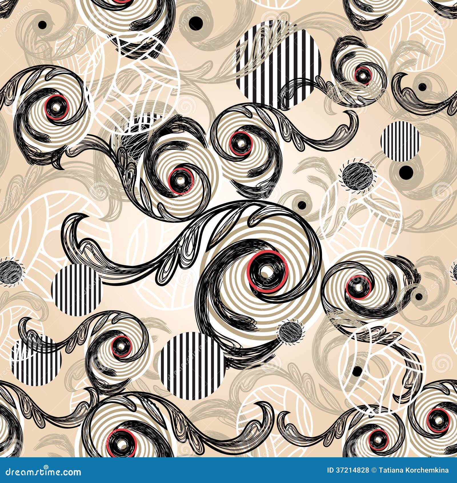 Beautiful abstract pattern stock illustration. Illustration of pattern ...