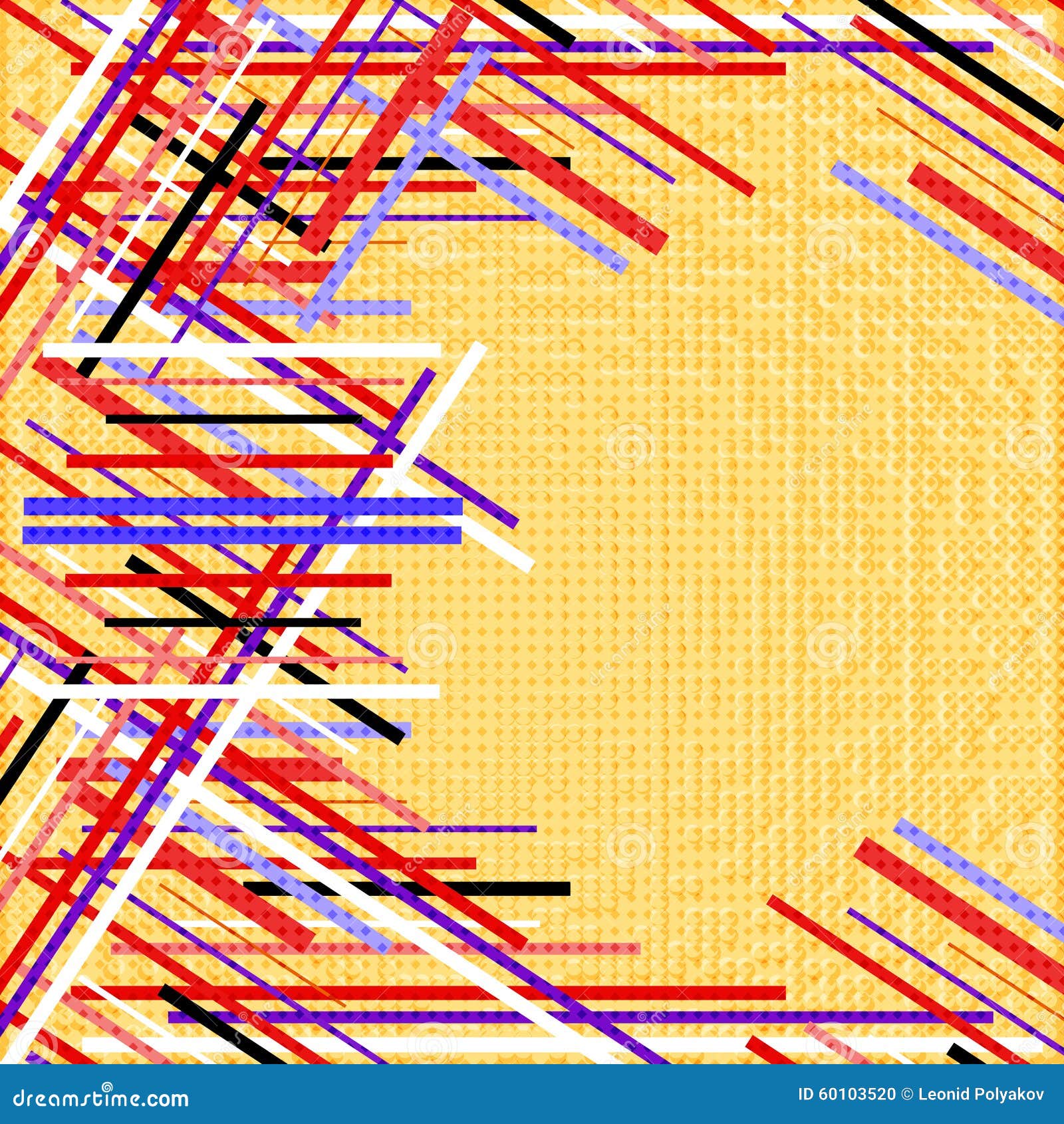 Beautiful Abstract Photo Frame with Lines Vector Illustration Stock ...