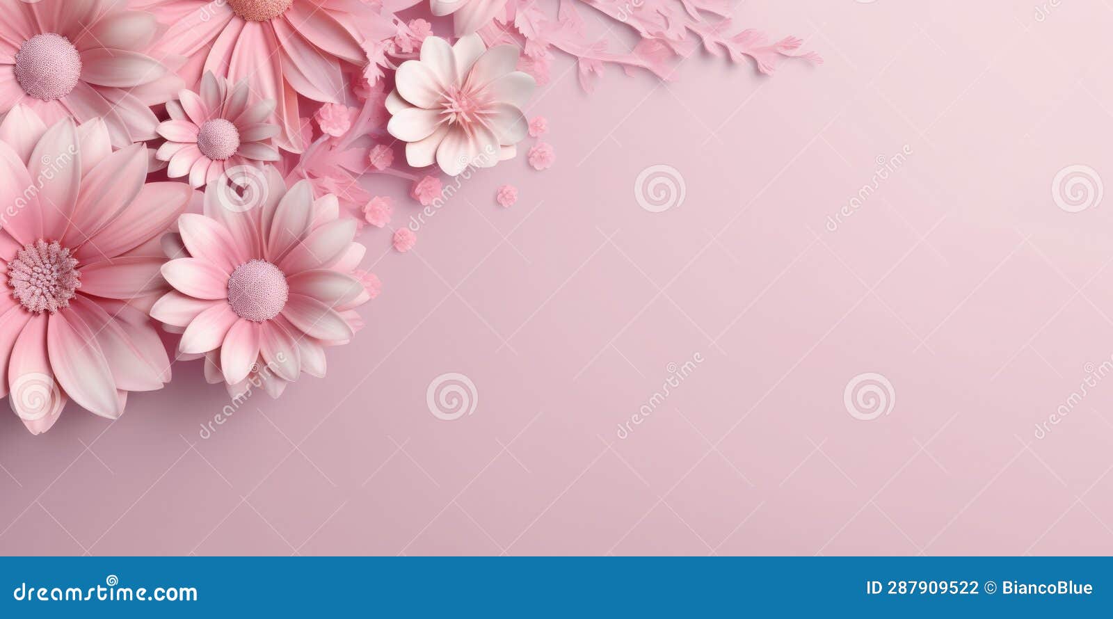 Beautiful Abstract Pink Floral Design Background. Generative Ai AIG32 ...