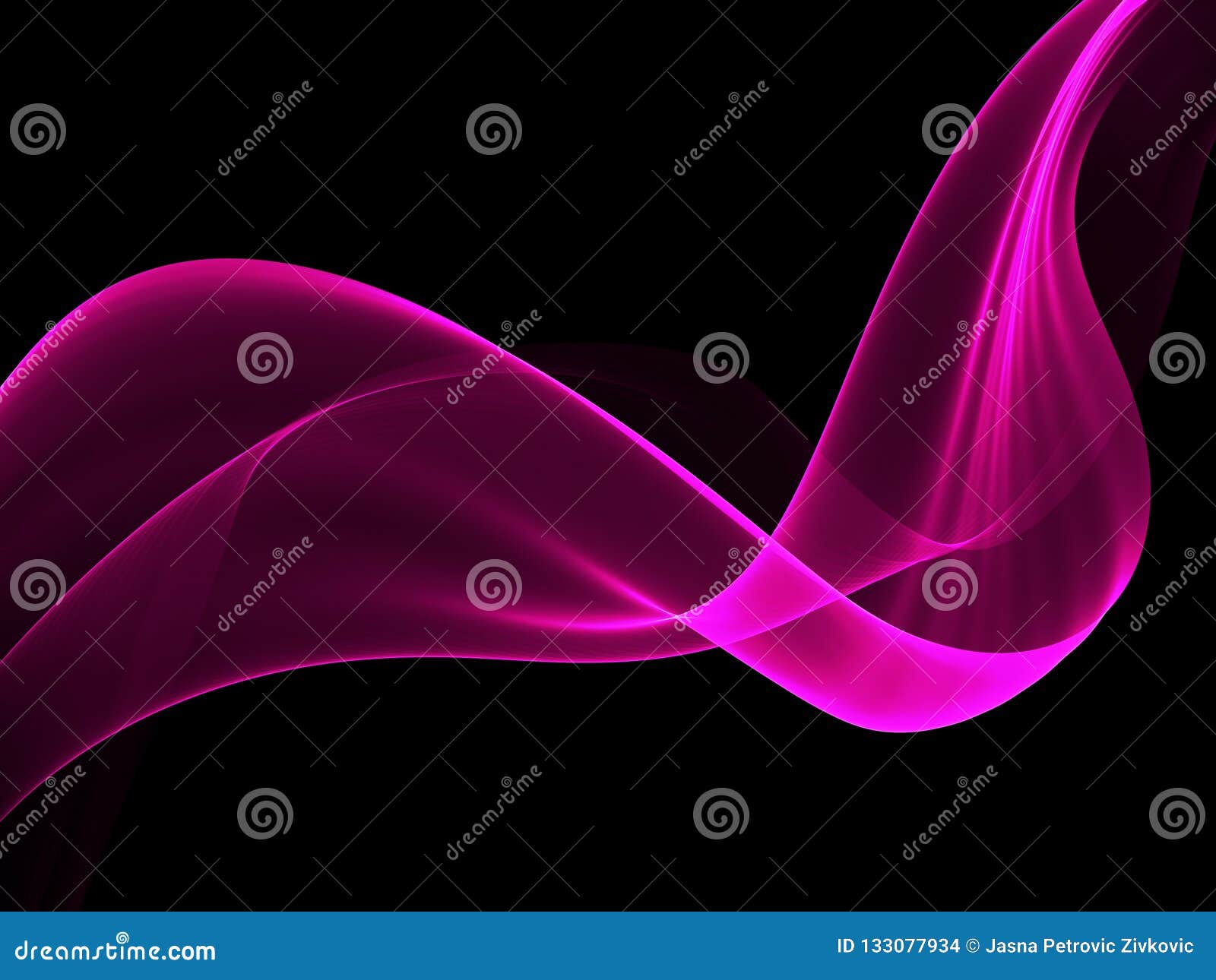 Abstract Pink Wave Design stock illustration. Illustration of concept ...