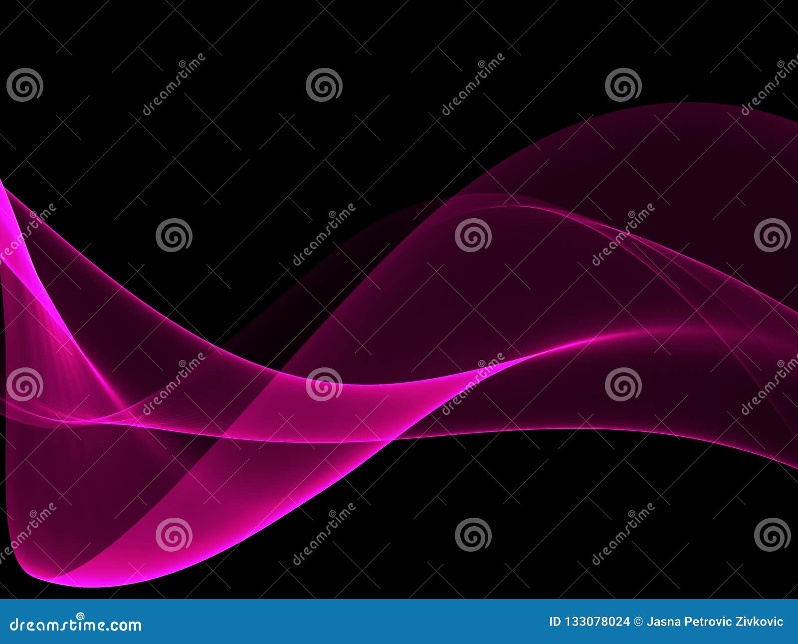 Abstract Pink Wave Design stock illustration. Illustration of curve ...