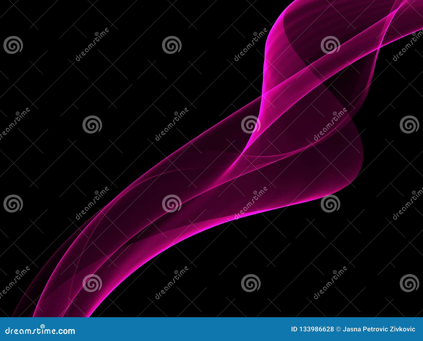 Abstract Pink Wave Design stock illustration. Illustration of pattern ...