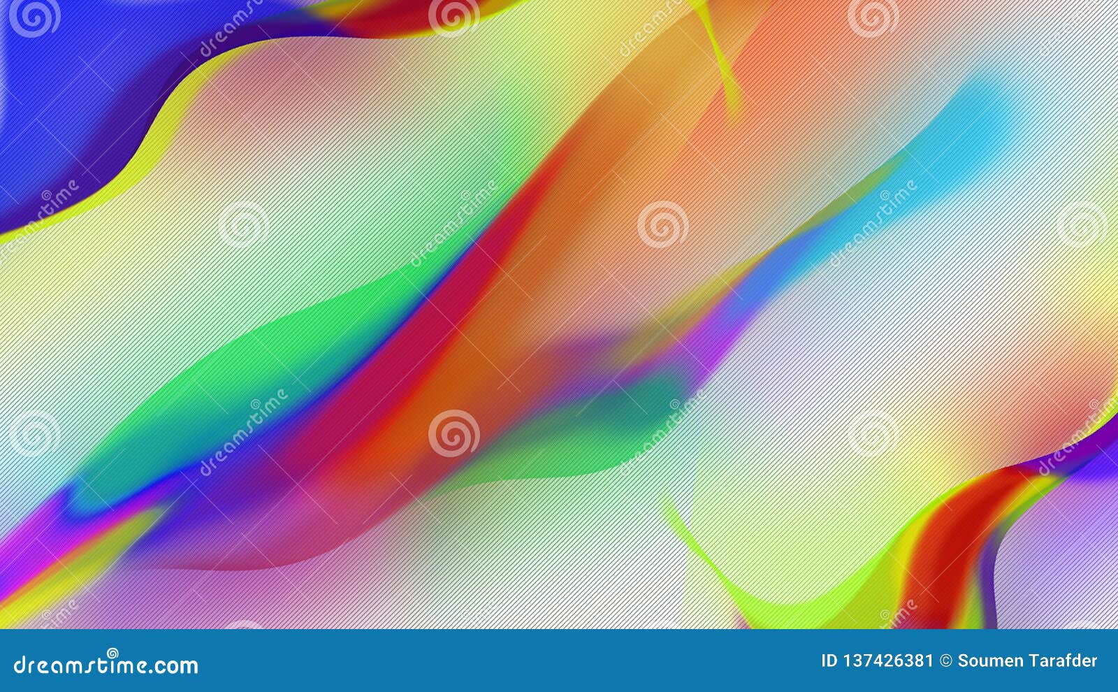 Abstract Rainbow Color Smoke Flow in Motion.Background Stock ...