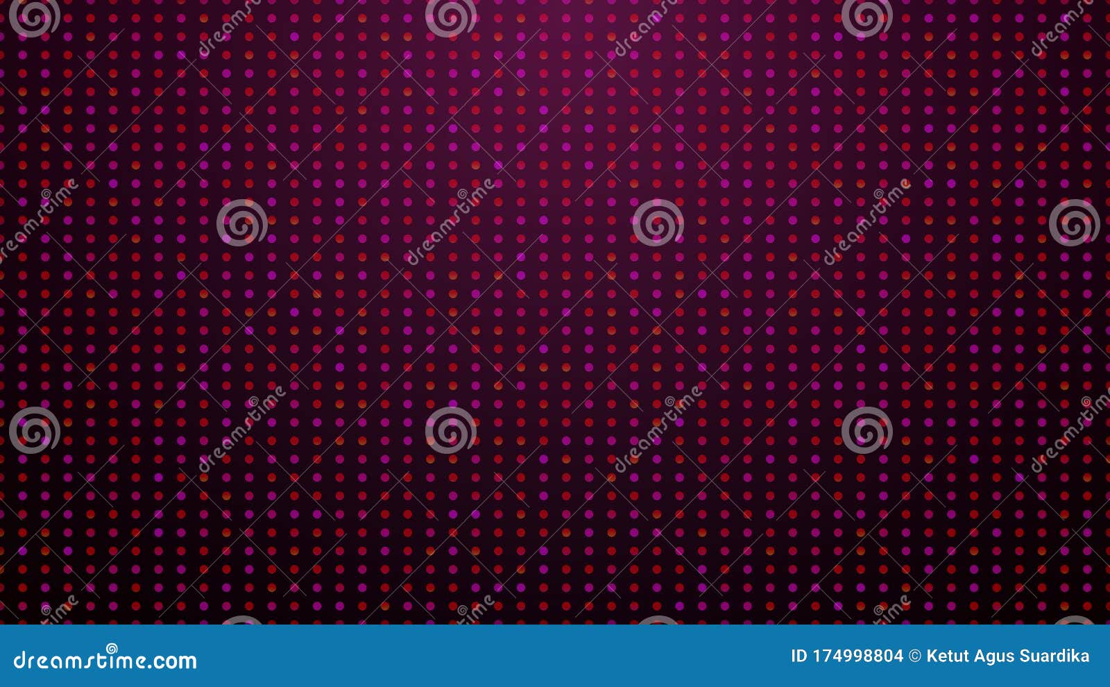 Abstract Red Colorful Dot Grid Pattern Background Stock Illustration ...