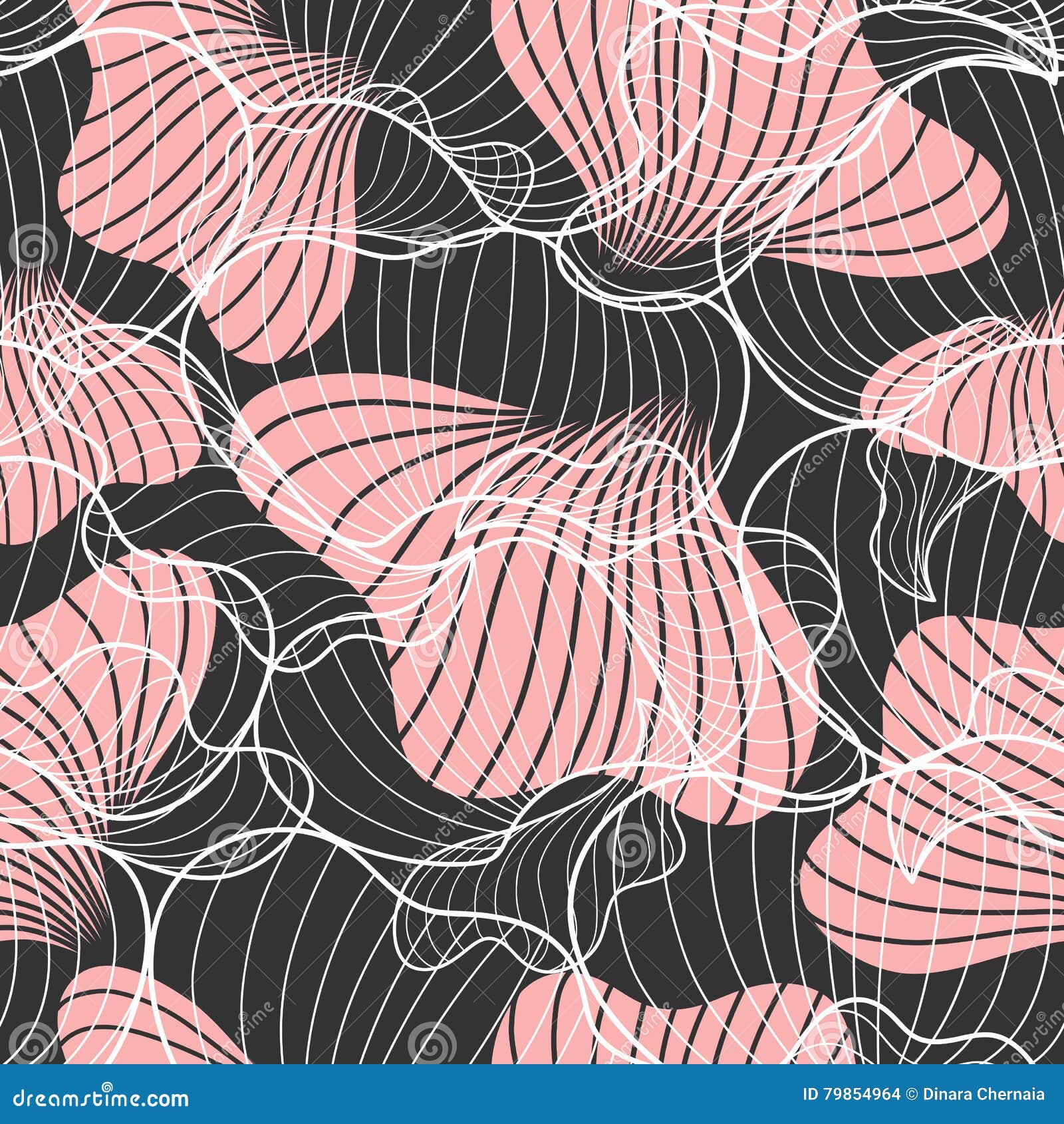 Beautiful Abstract Seamless Pattern Stock Vector - Illustration of ...