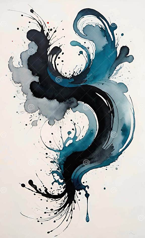 Beautiful Abstract Shape and Pattern for Wallpaper Ai Generated Image ...