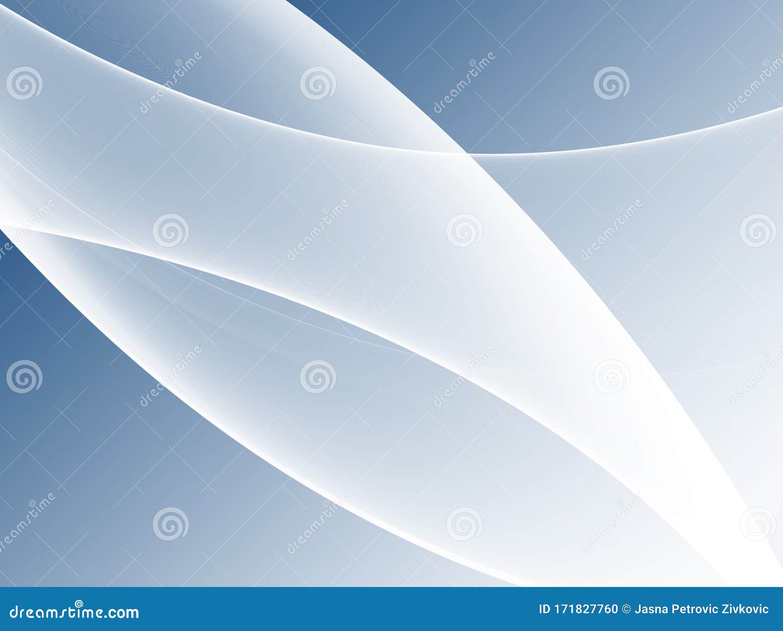 Abstract Soft Blue Line Wave Background Stock Illustration ...