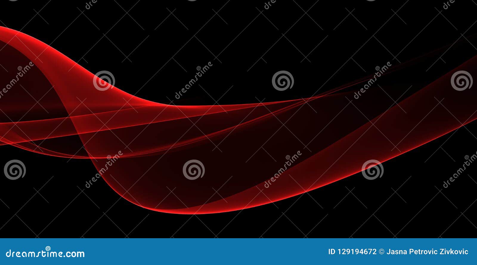 Abstract Soft Color Red Wave Background Stock Illustration ...