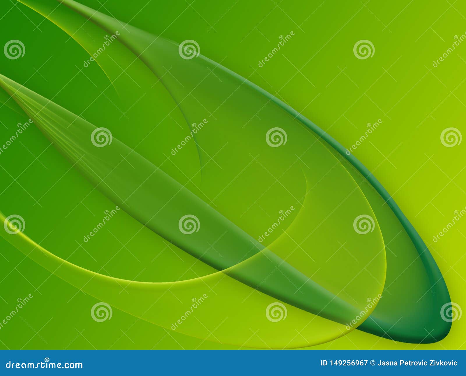 Abstract Soft Green Wave Gradient Background Stock Illustration ...