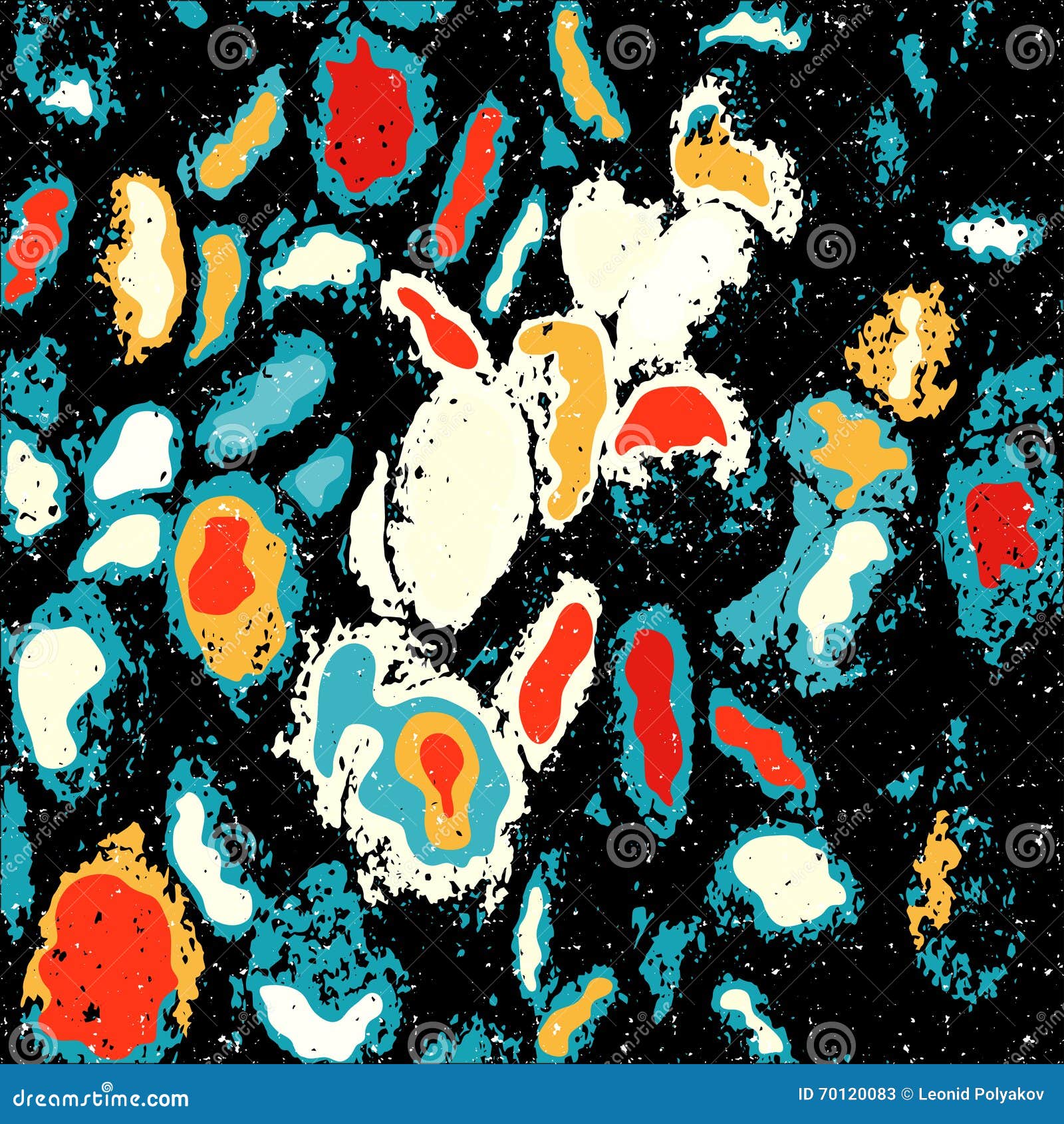 Beautiful Abstract Spot Graffiti Vector Illustration Stock Vector ...