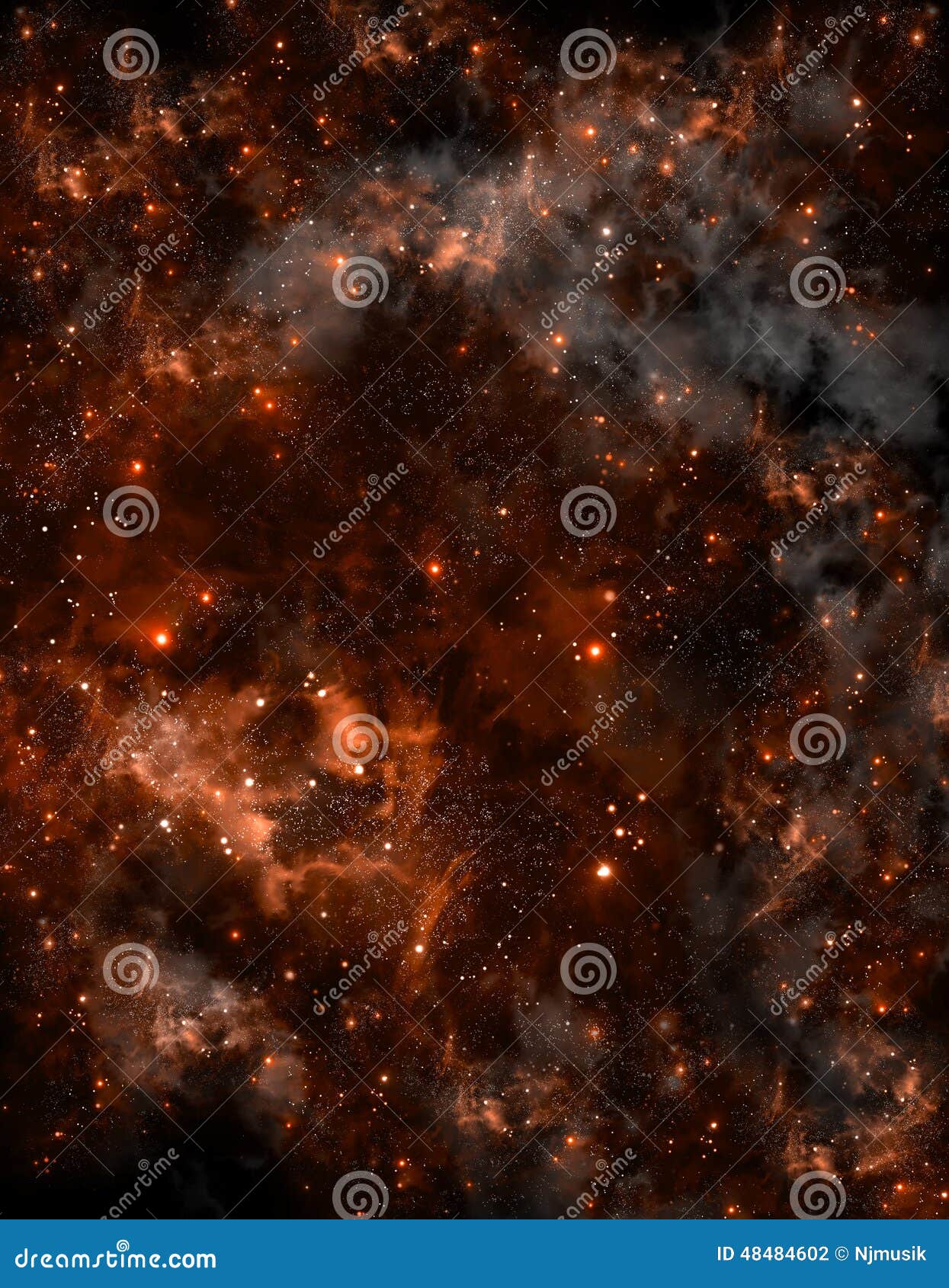 Beautiful Abstract Starry Sky Stock Illustration - Illustration of ...