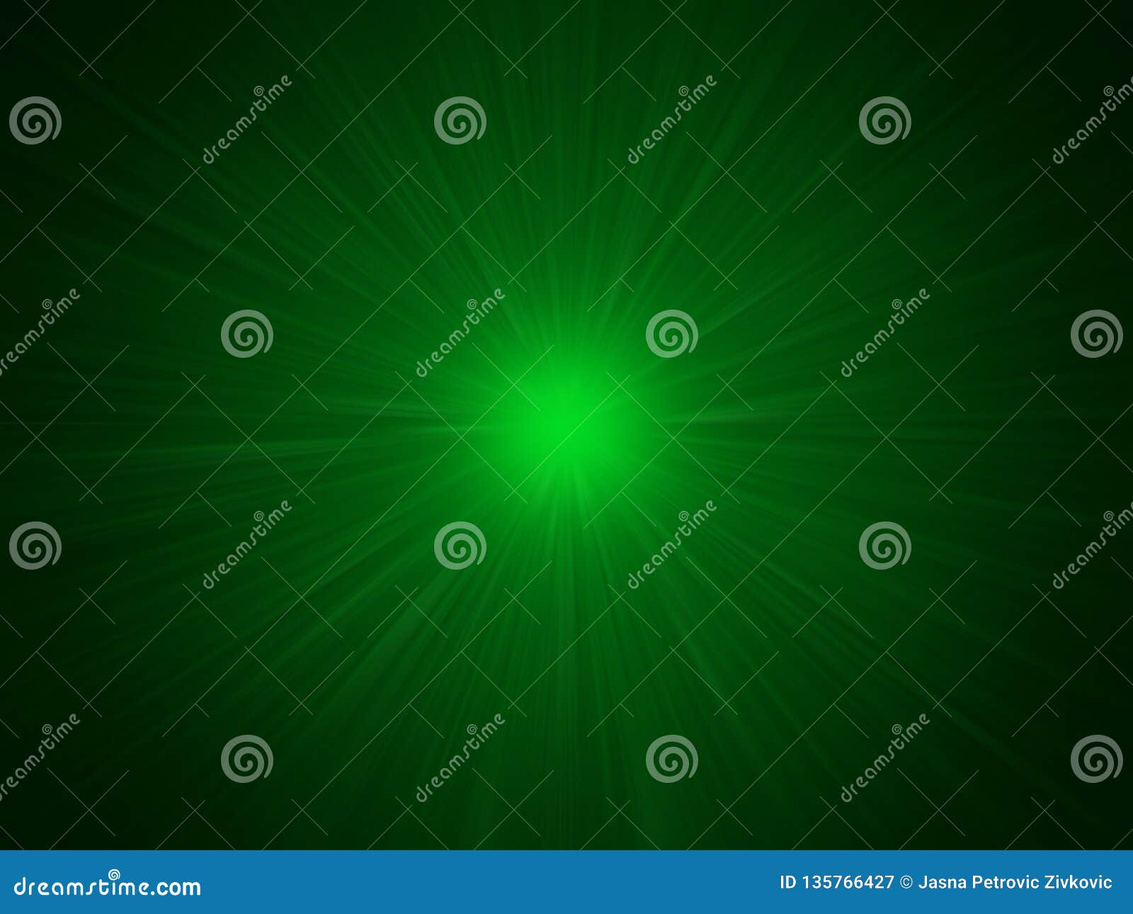 Abstract Sun Rays Green Background Stock Illustration - Illustration of ...