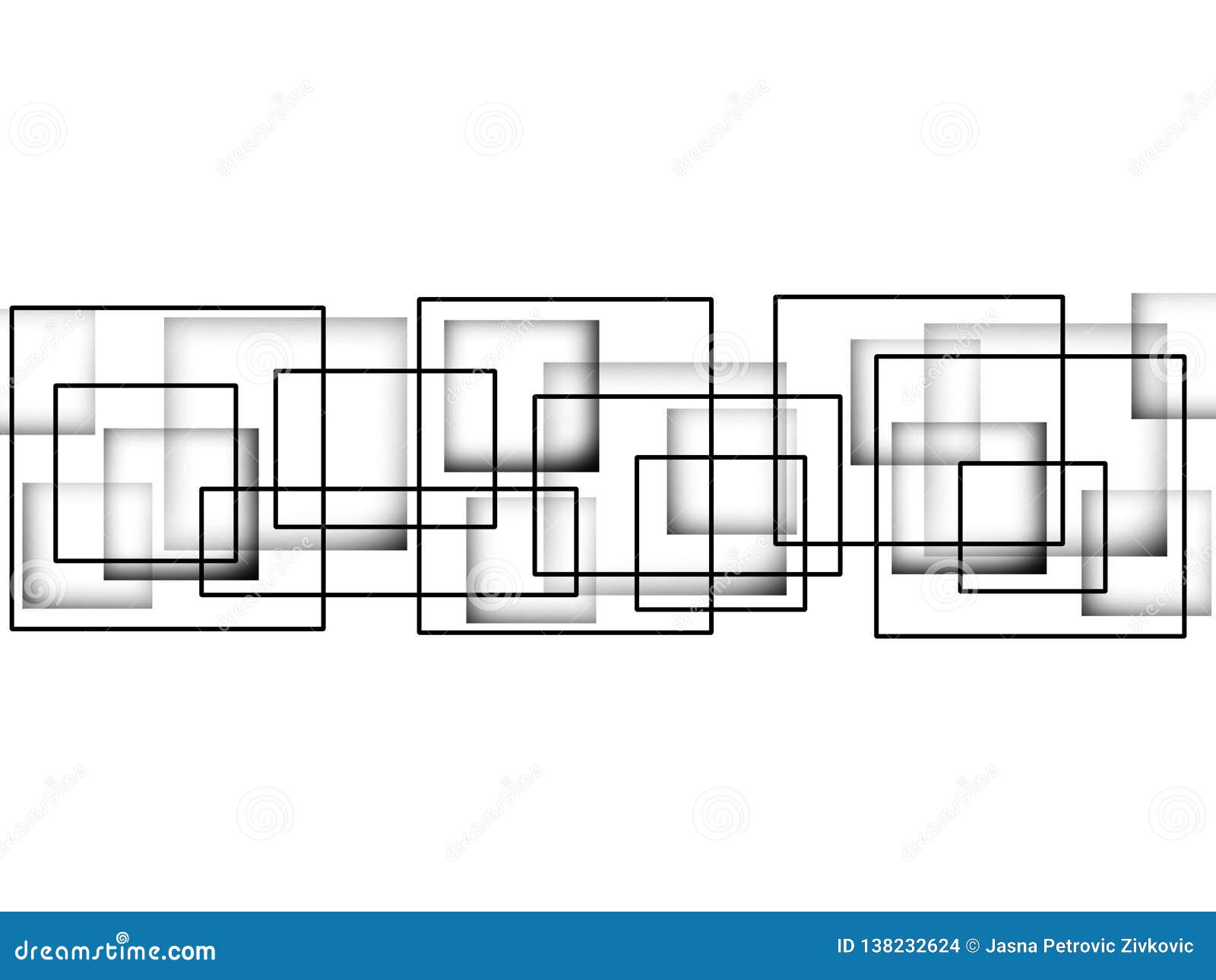 Abstract Technology Square Background Stock Illustration - Illustration ...