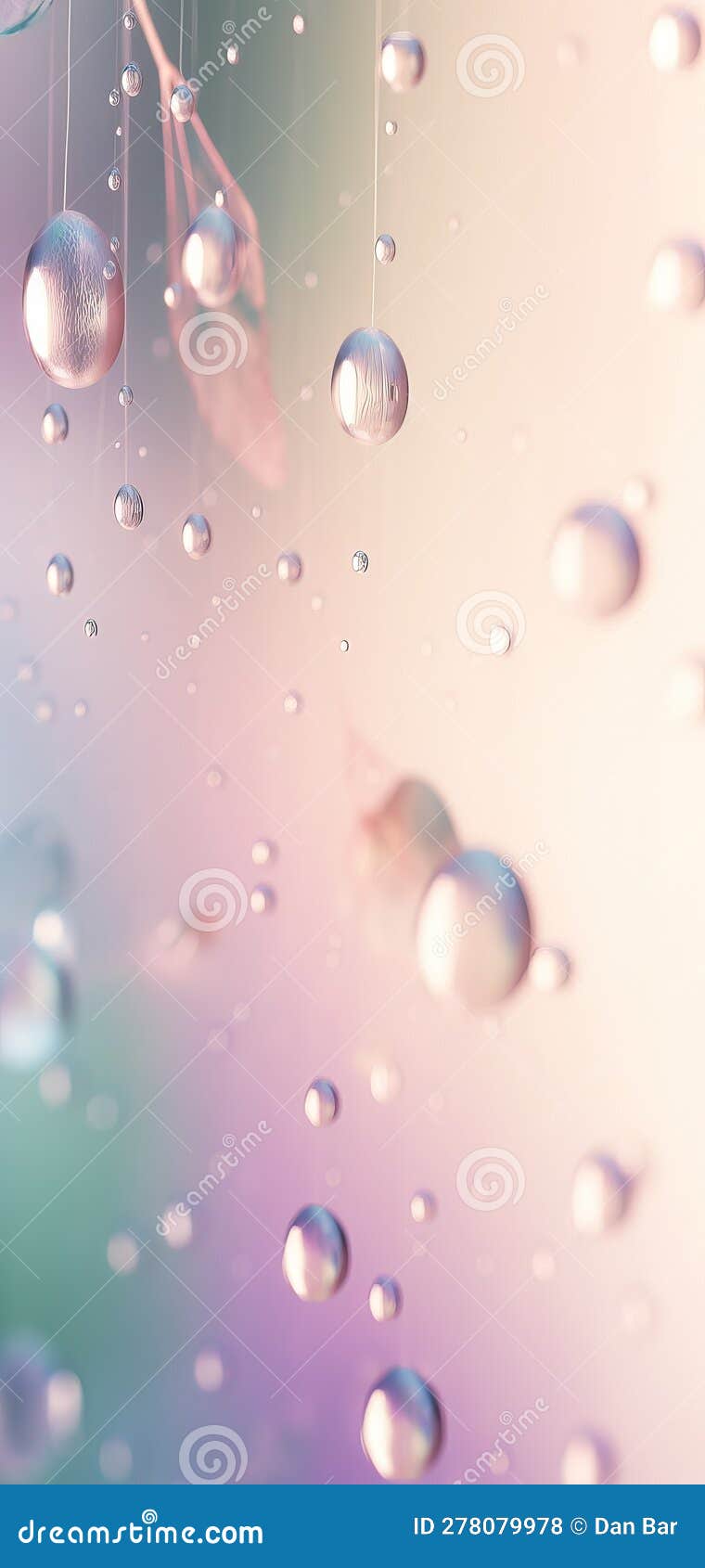 Beautiful Abstract Vertical Wallpaper Background with Water Drops ...