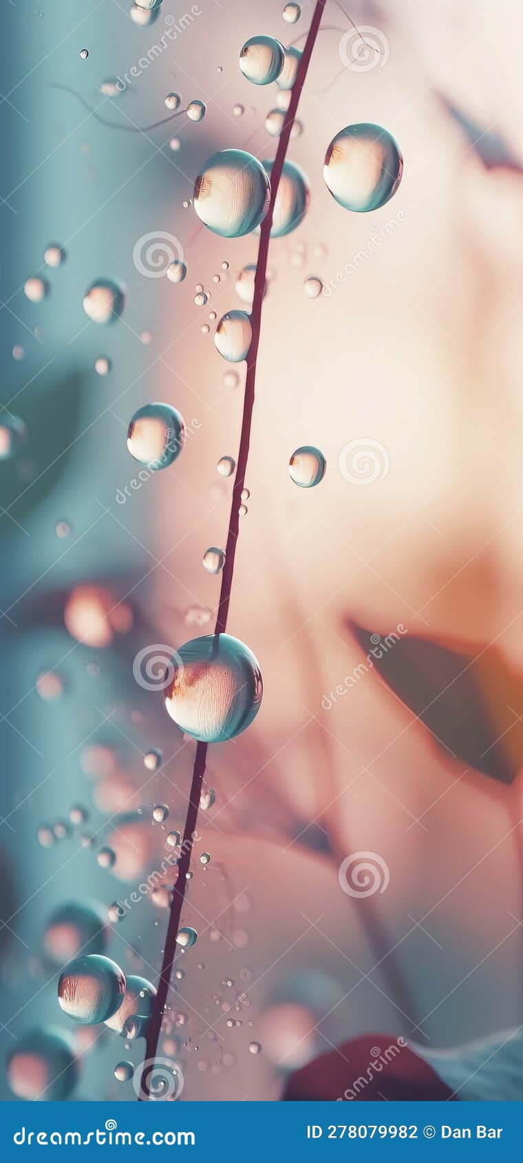 Beautiful Abstract Vertical Wallpaper Background with Water Drops ...