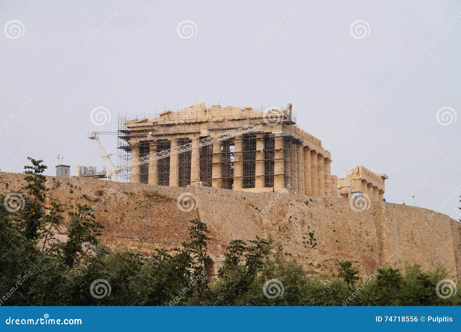 Beautiful Acropolis in Athens, Greece. Stock Photo - Image of greece ...