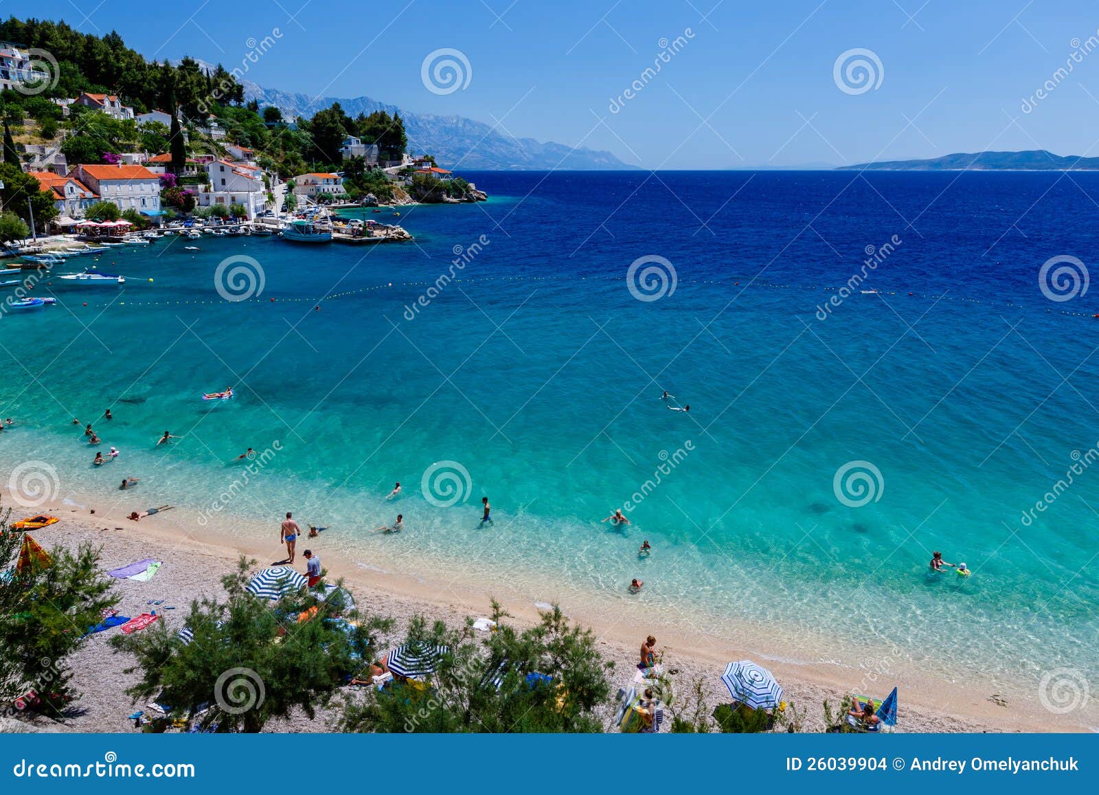 Beautiful Adriatic Beach and Lagoon Stock Photo - Image of natural ...
