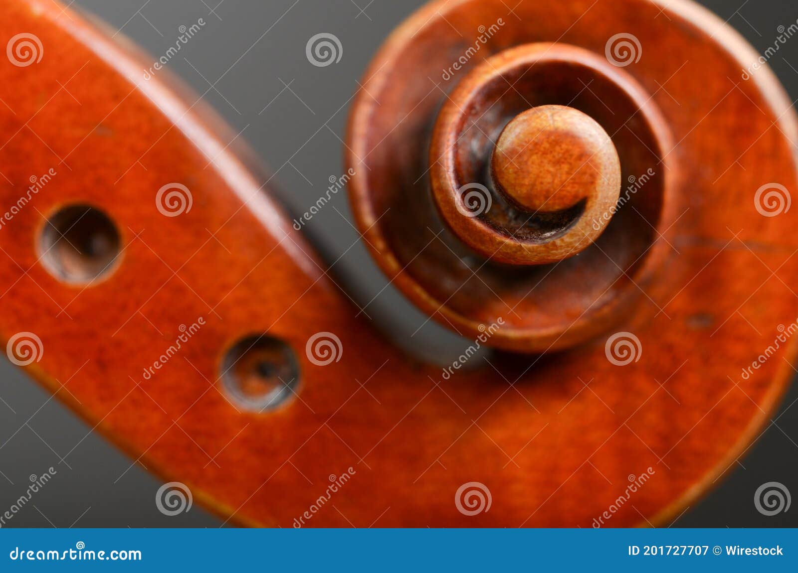 Beautiful Aesthetic Carving Violin Scroll Stock Image - Image of ...