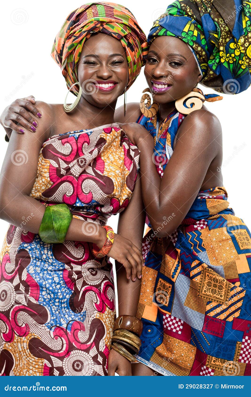 Beautiful African Fashion Models. Stock Image - Image of culture ...