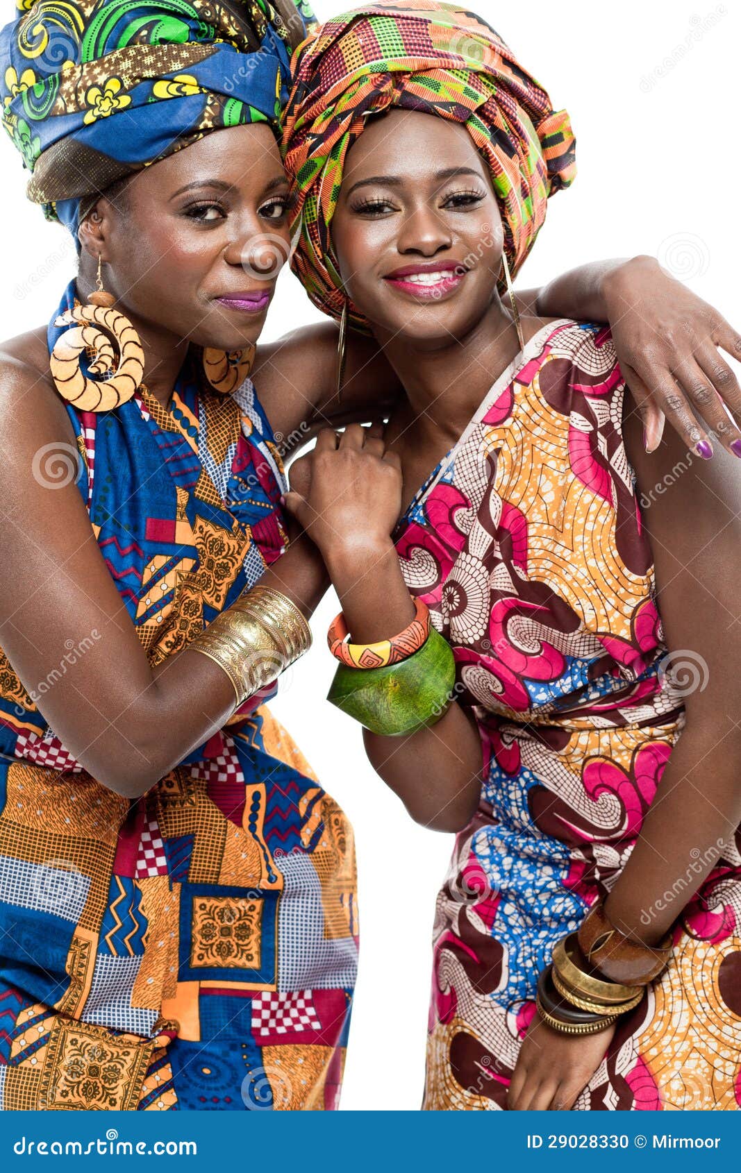 Beautiful African Fashion Models. Stock Photo - Image of design, life ...