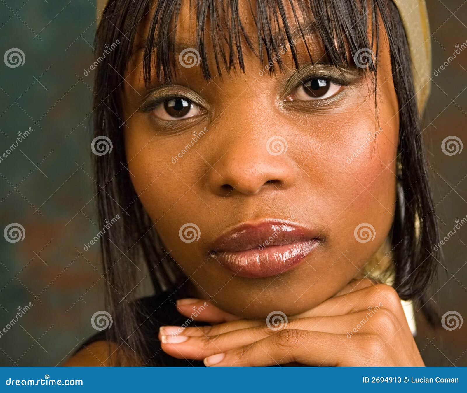Beautiful African girl stock photo. Image of expression - 2694910