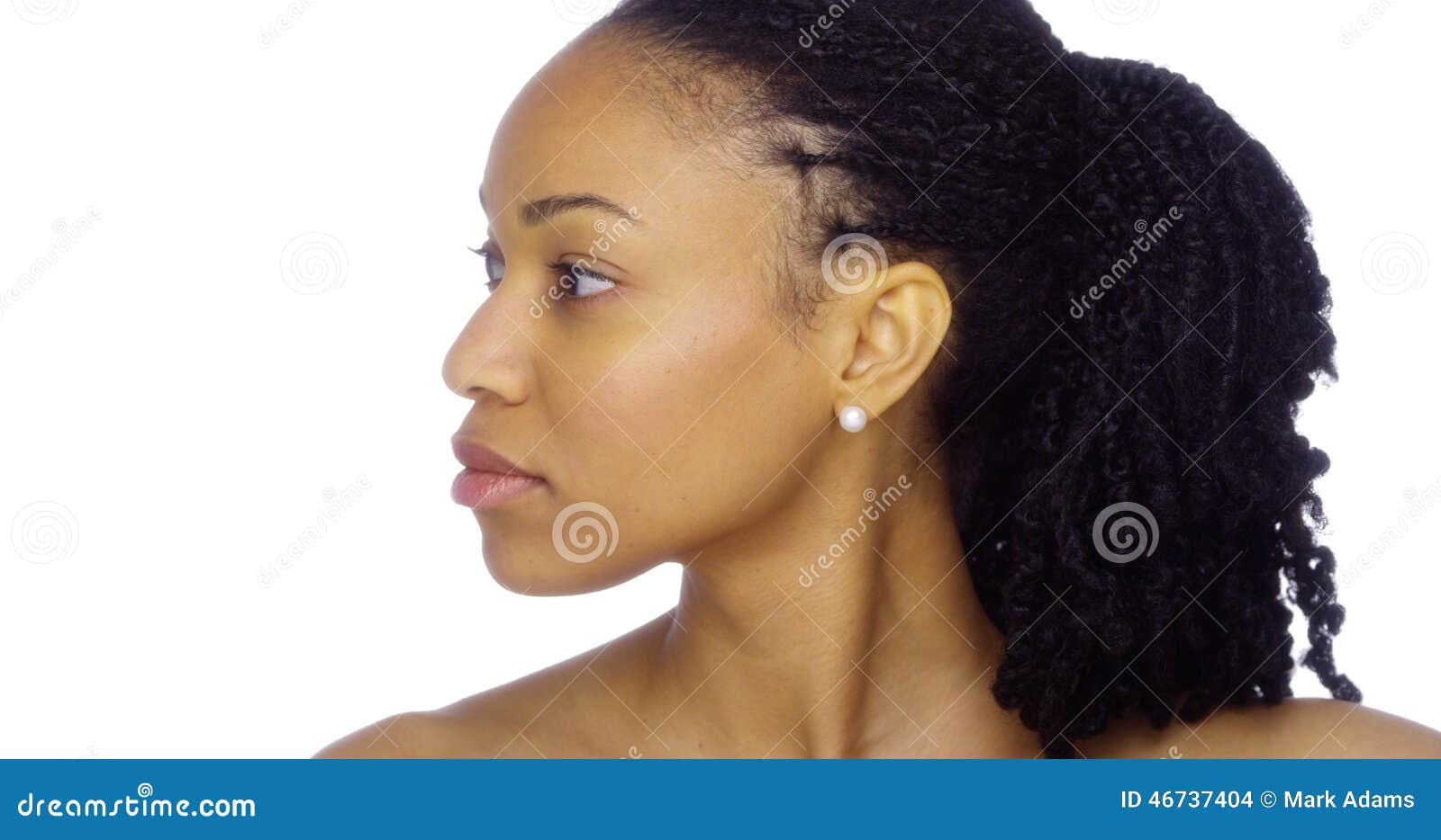 Beautiful African woman stock photo. Image of health - 46737404