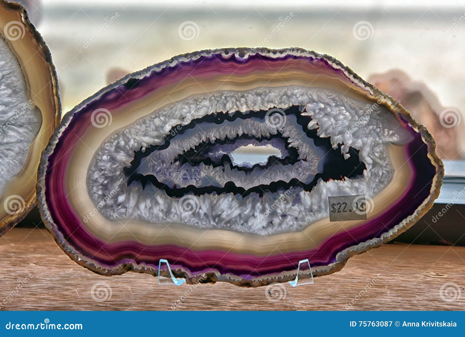 Beautiful agate stone stock image. Image of angle, geological - 75763087