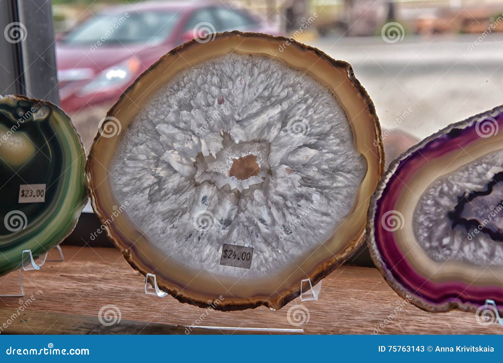 Beautiful agate stone stock image. Image of crystal, chalcedony - 75763143