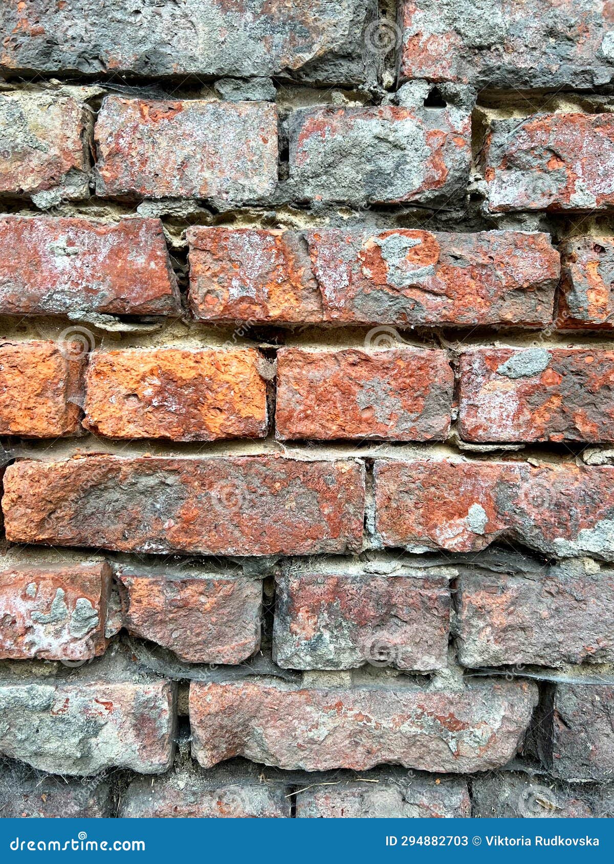 Beautiful Aged Brick Wall Texture. Old Red Ceramic Bricks Stock Image ...